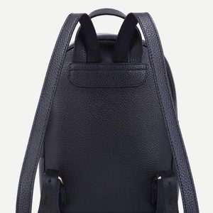 Bags | Mini Faux Leather Backpack | Poshmark